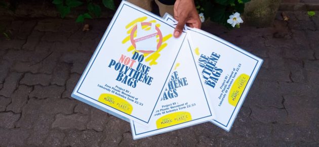 The Zero Plastic Movement of the University Of Kelaniya launched a ...