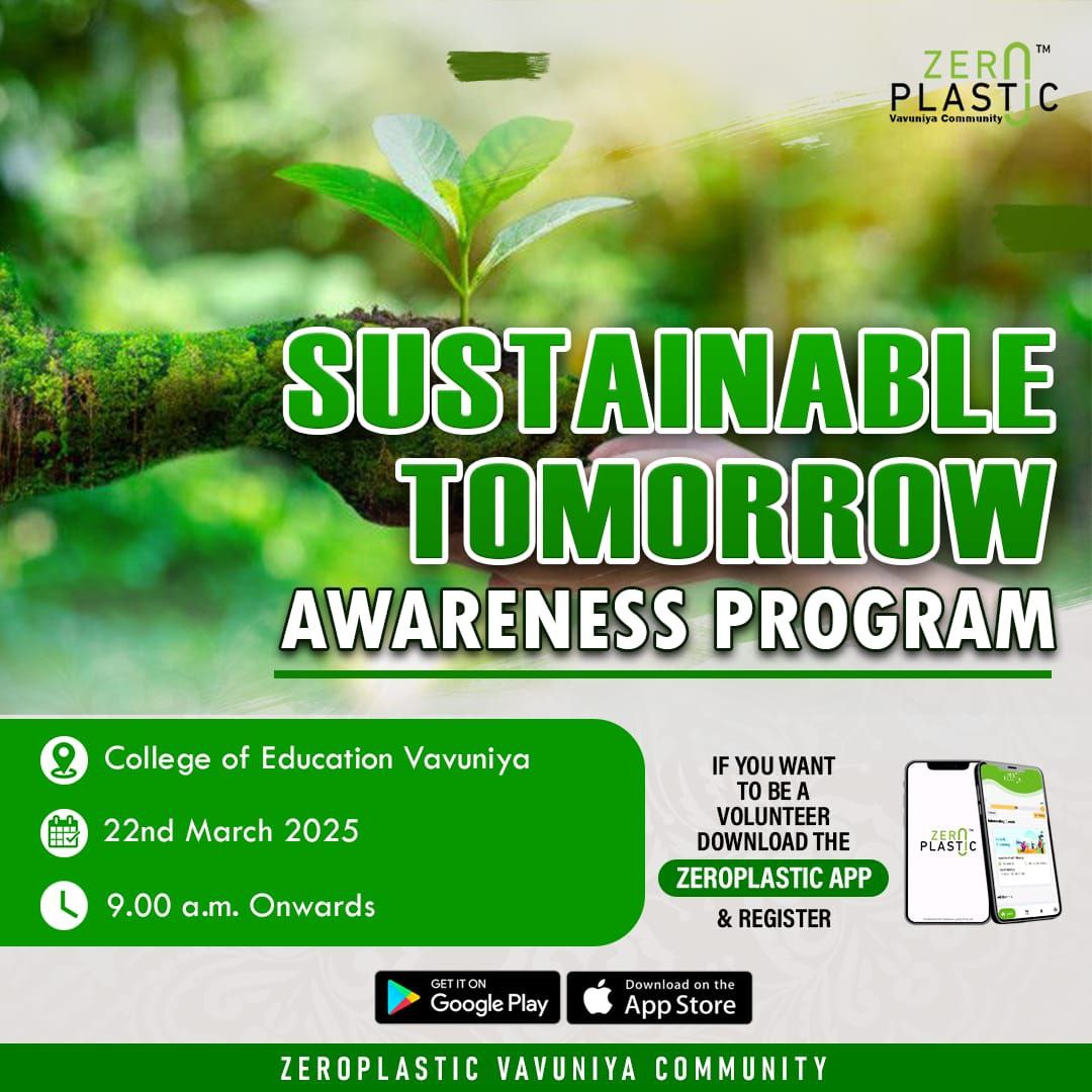 Sustainable Tomorrow: Taking Action for a Plastic-Free Future ...